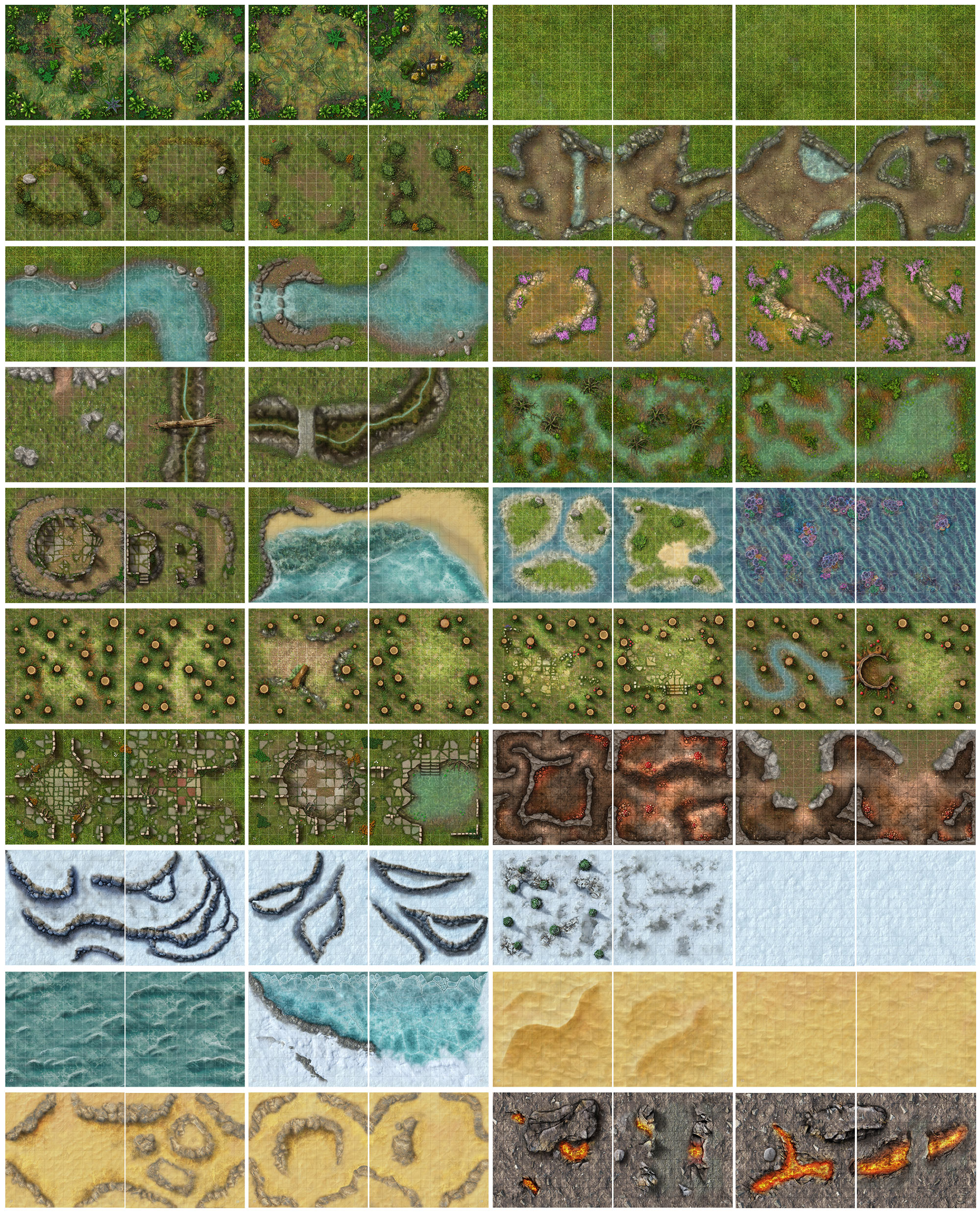 The Wilderness - Books of Battle Mats (Digital Edition) 110+ Digital ...